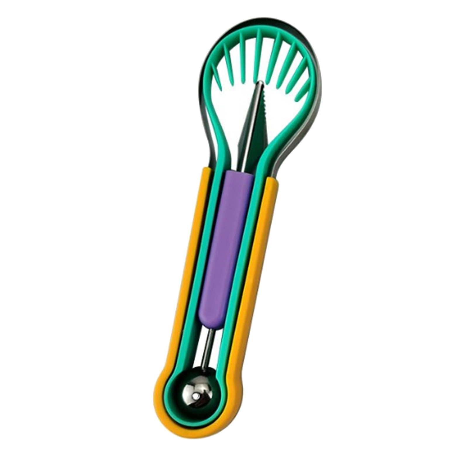 Wovilon Melon Baller Scoop Set,Professional 3 in 1 Stainless Steel ...