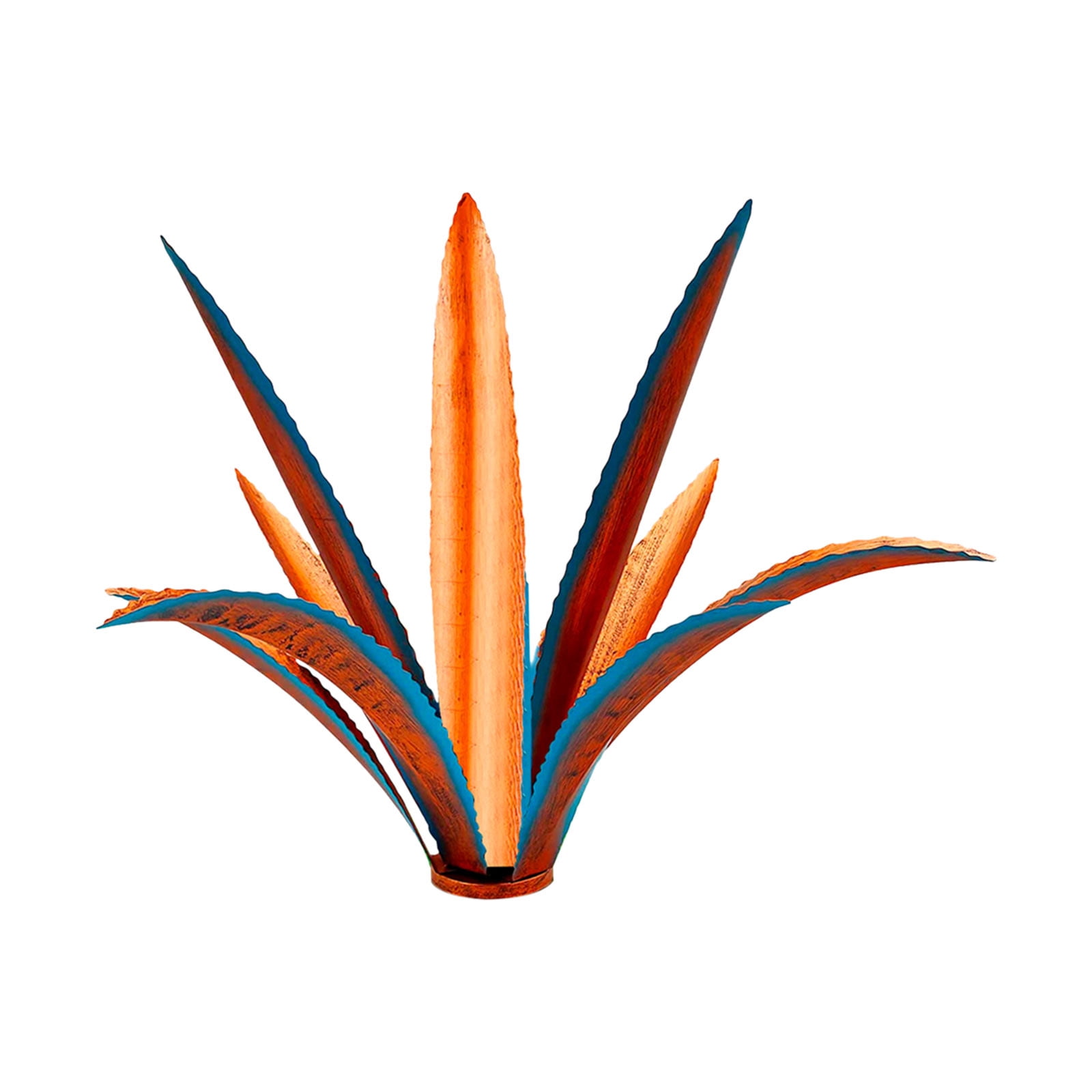 Wovilon Metal Tequila Rustic Sculpture Diy Metal Maguey Plant Home ...