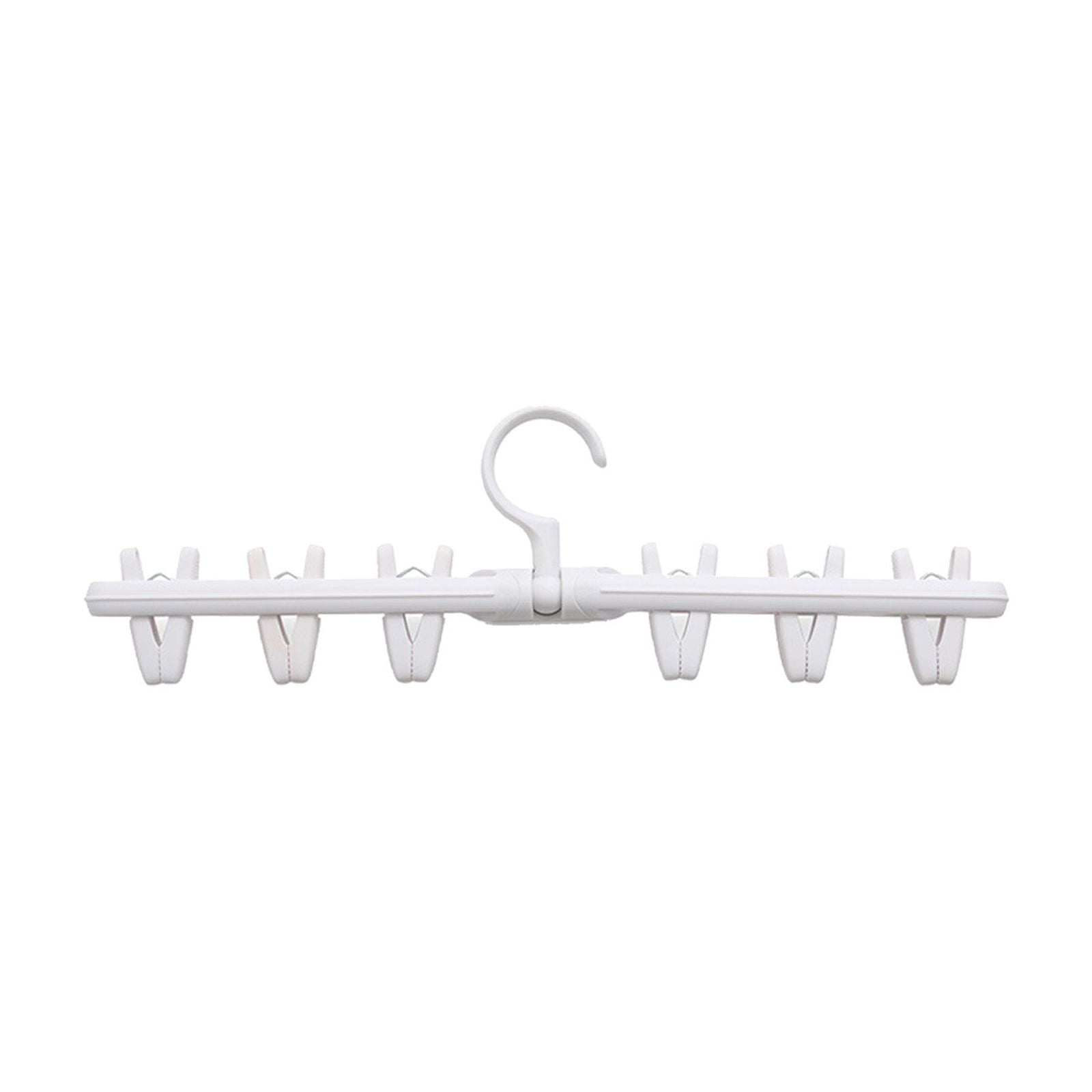 Wovilon Multi-functional Folding Wall-hanging Clothes Rack Clothes ...