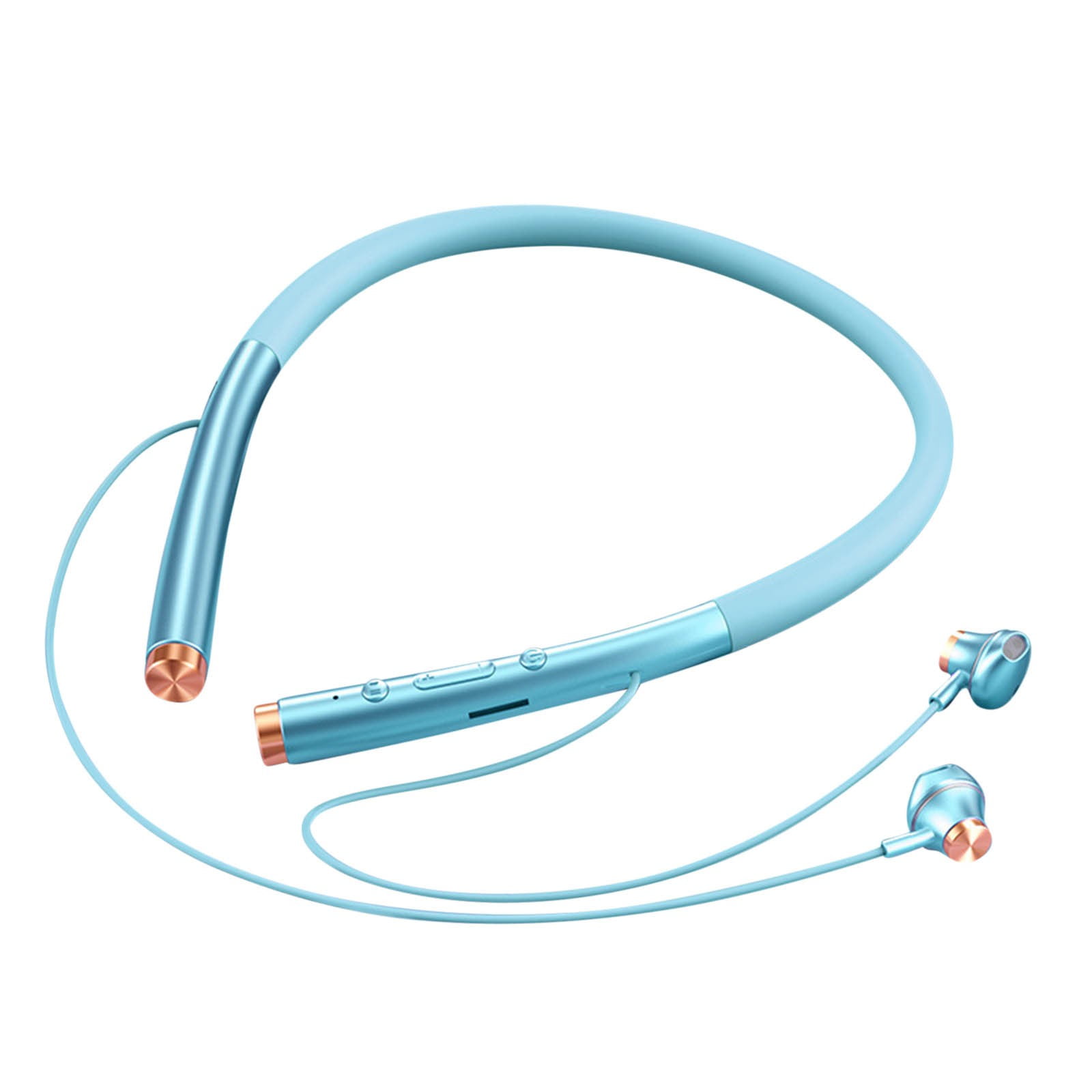 Wovilon Neckband Sport Headphones, Around The Neck Bluetooth Headphones ...