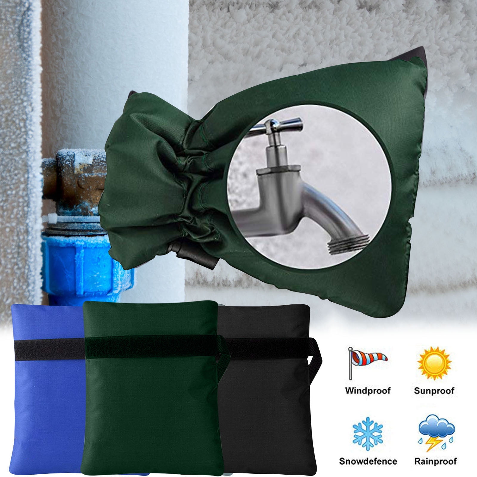 Wovilon Outdoor Faucet Cover Is Used For Antifreeze Protection In ...