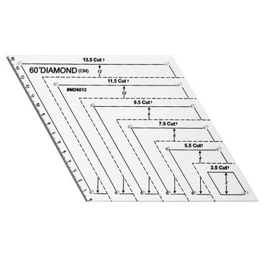 sunsanly Acrylic Template Ruler DIY Wallet Handcraft Ruler Clear Easy ...