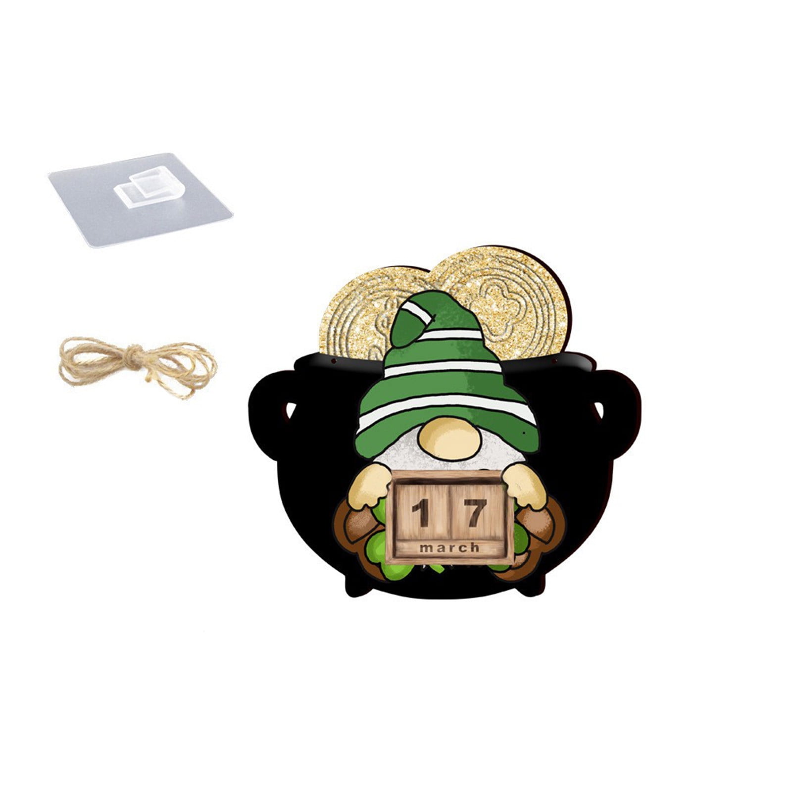 Wovilon Patrick's Day Door Decorations Patrick's Day Gnome Elderly ...