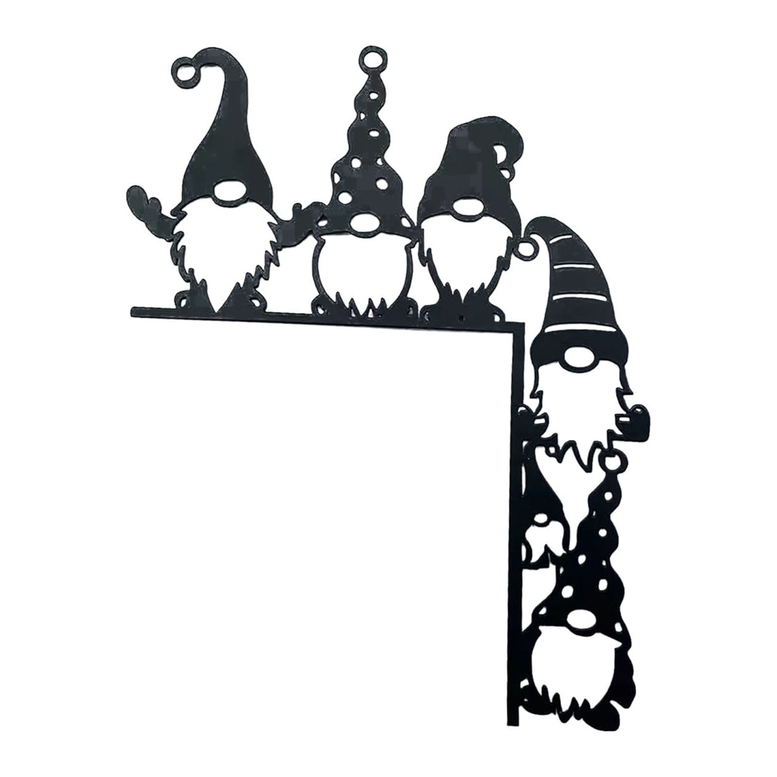 Wovilon Scene Decoration Iron Craft Door Hanging Door Corner, Faceless ...