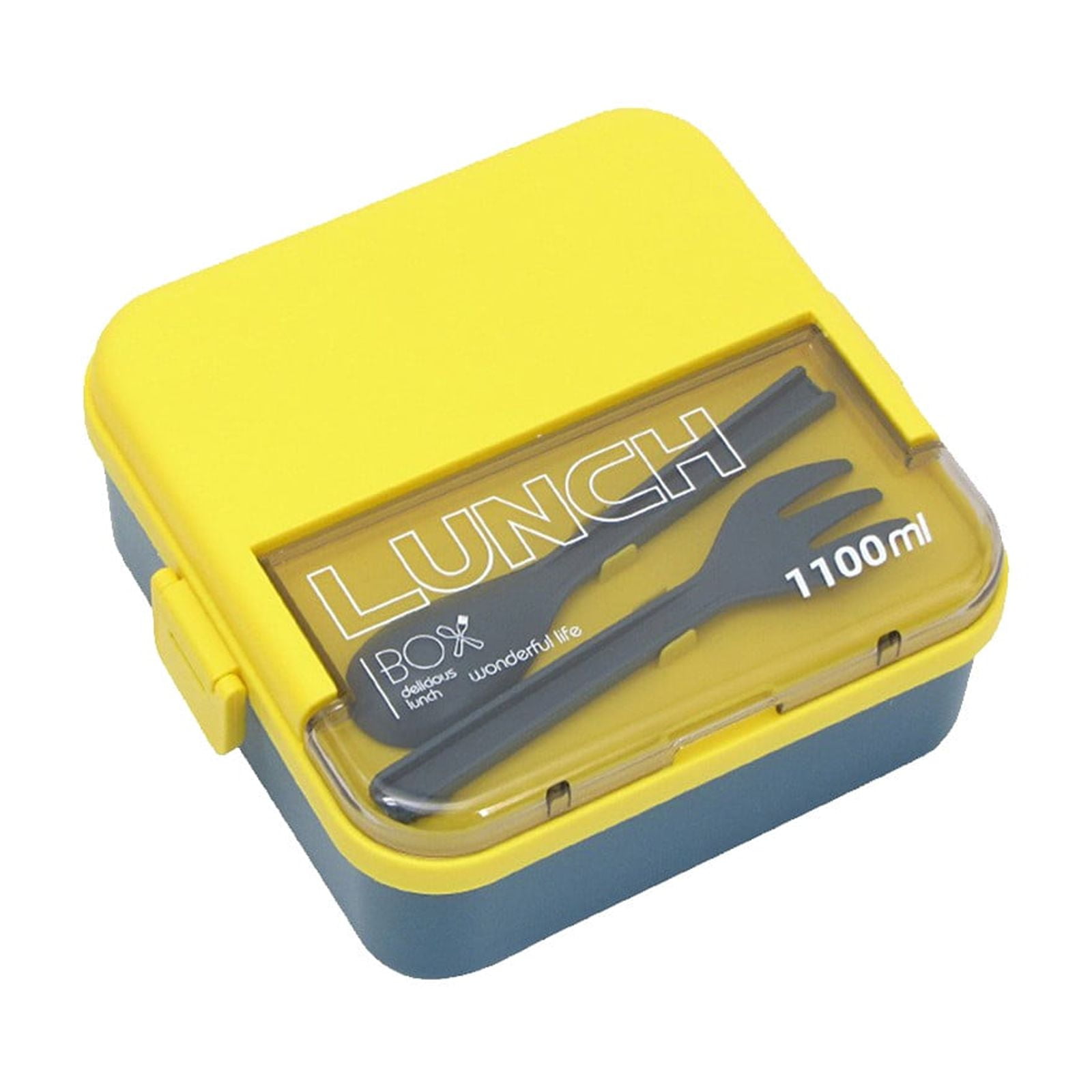 Wovilon Sealed Compartment Plastic Lunch Box Can Be Put Into Microwave ...