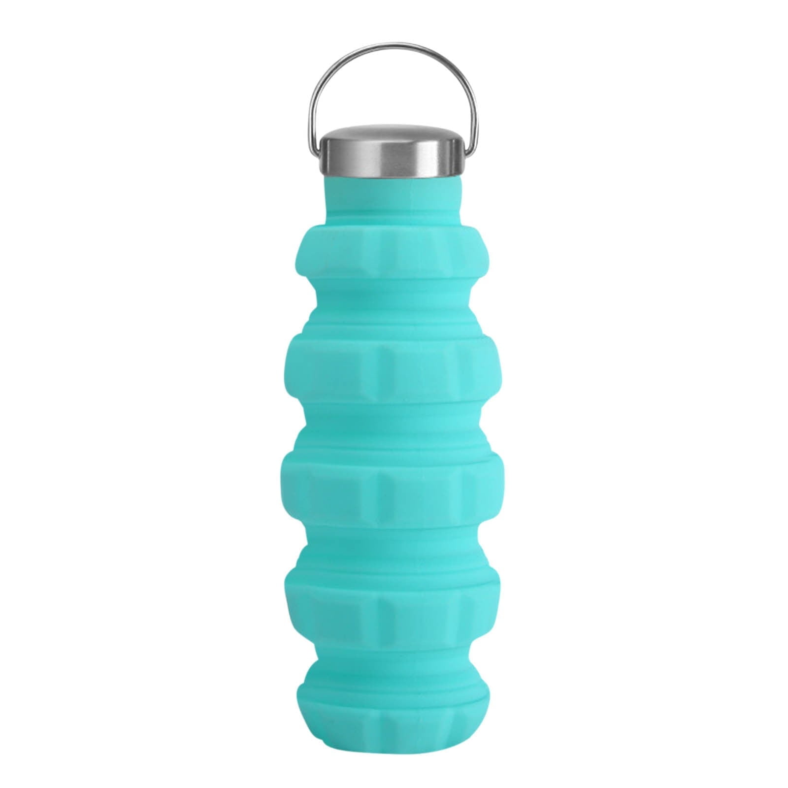 Wovilon Silicone Collapsible Water Bottles, 500ml Portable Foldable ...