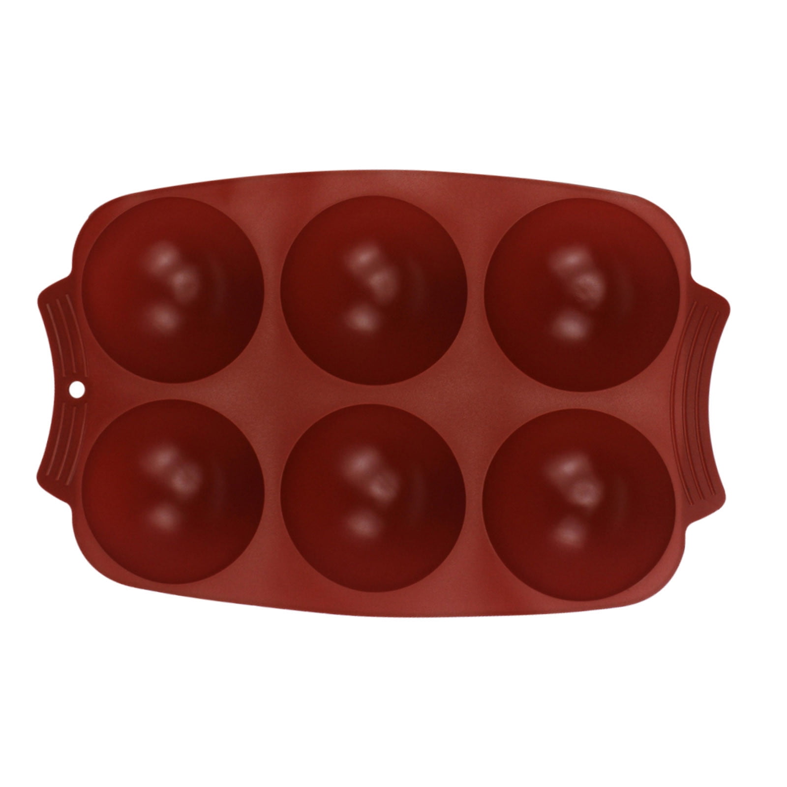 Wovilon Silicone Molds Cake Mold 6 Even Semi Sphere Silicone Cake Mold ...