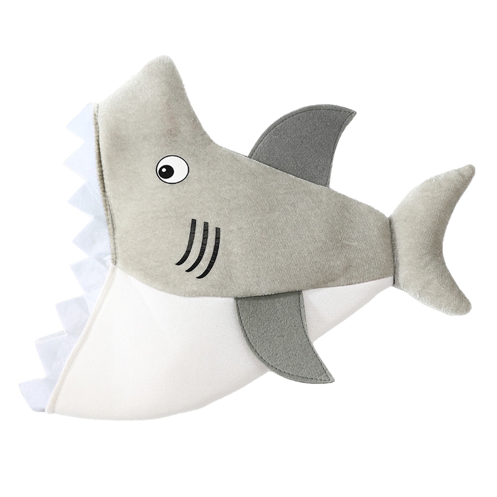 Wovilon Simulation Sharks Head Cover Sharks Hat Photo Props Performance ...