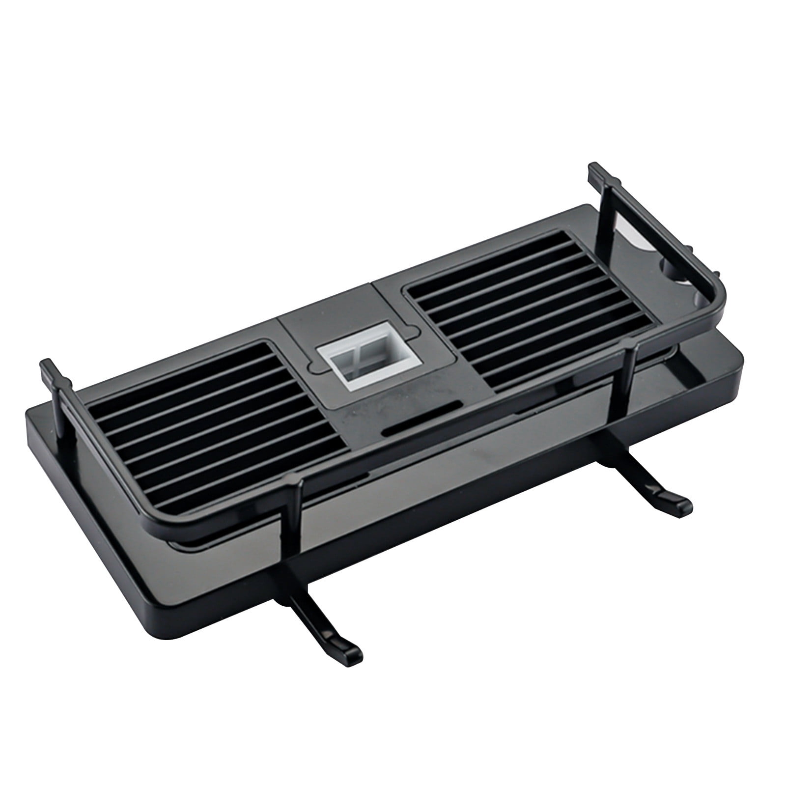 Wovilon Square Rod Shower Rack Punch-Free Shower Caddy Shelves Slide ...