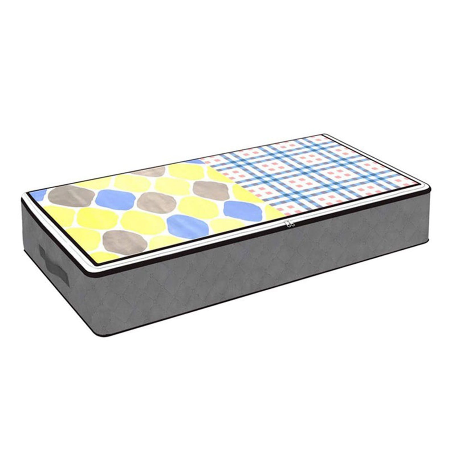 Wovilon Queen Size Bed Storage Bag With Zipper Transparent Window ...