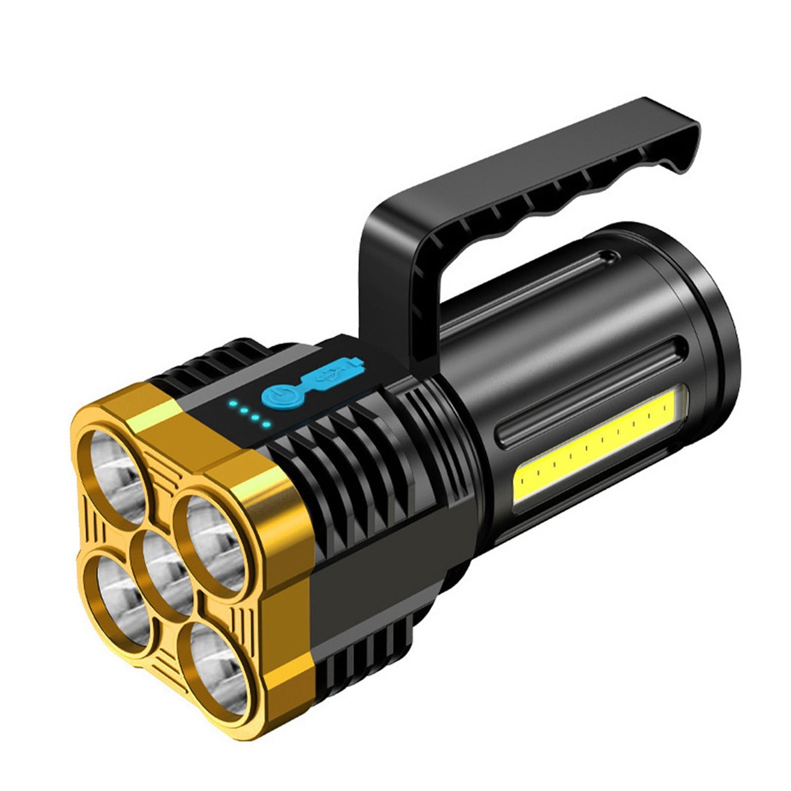 Wovilon Super Bright Led Spotlight Rechargeable Flashlight Handheld ...