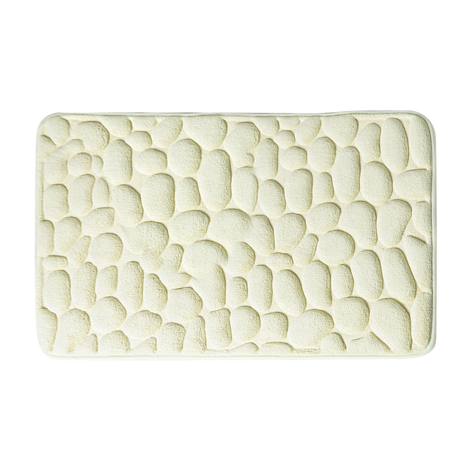 Wovilon Tools Home Improvement Cobblestone- Embossed Bathroom Bath Mat ...