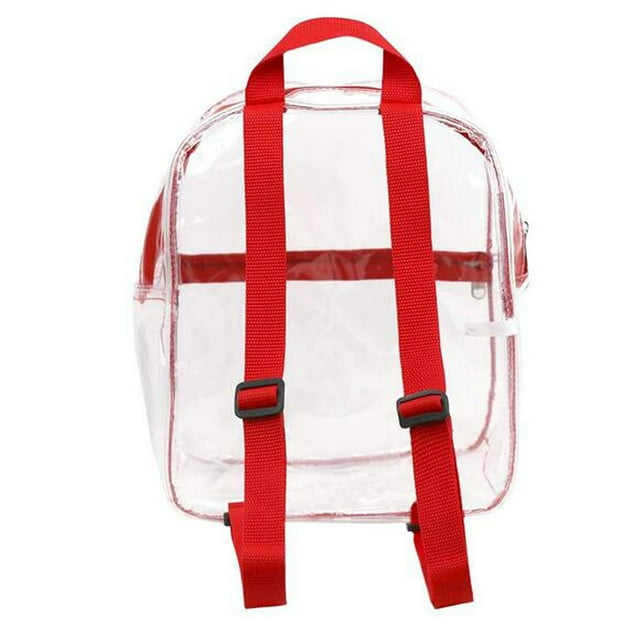 Wovilon Transparent Backpack Plastic Bookbag See Through Backpacks ...