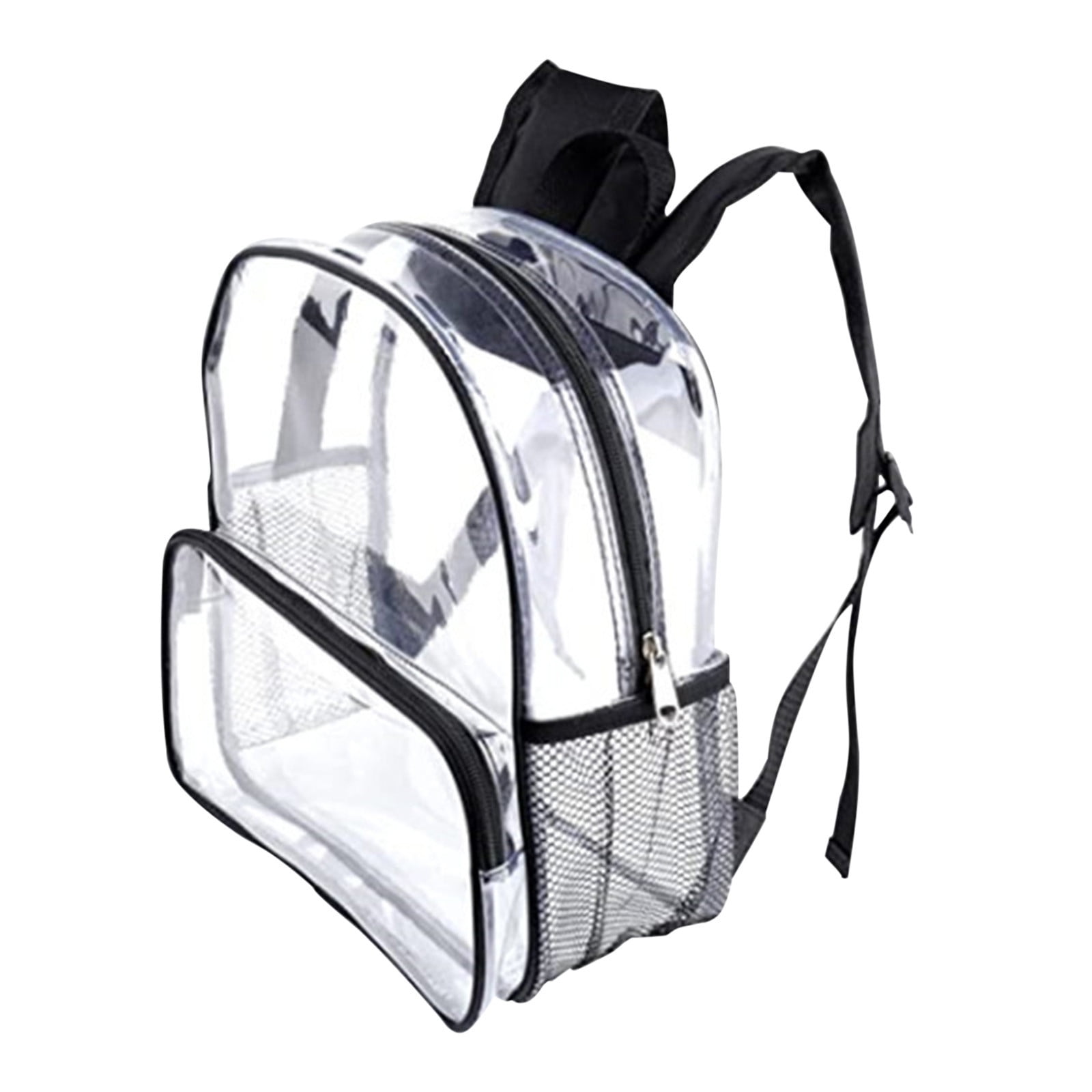Wovilon Transparent Backpack Plastic Bookbag See Through Backpacks ...