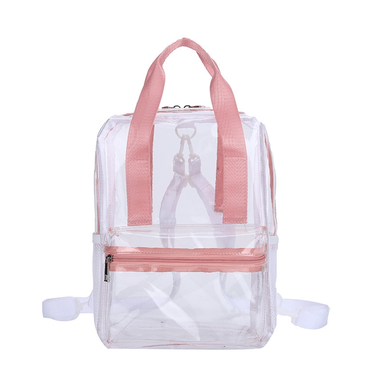 Wovilon Transparent Backpack Plastic Bookbag See Through Backpacks ...