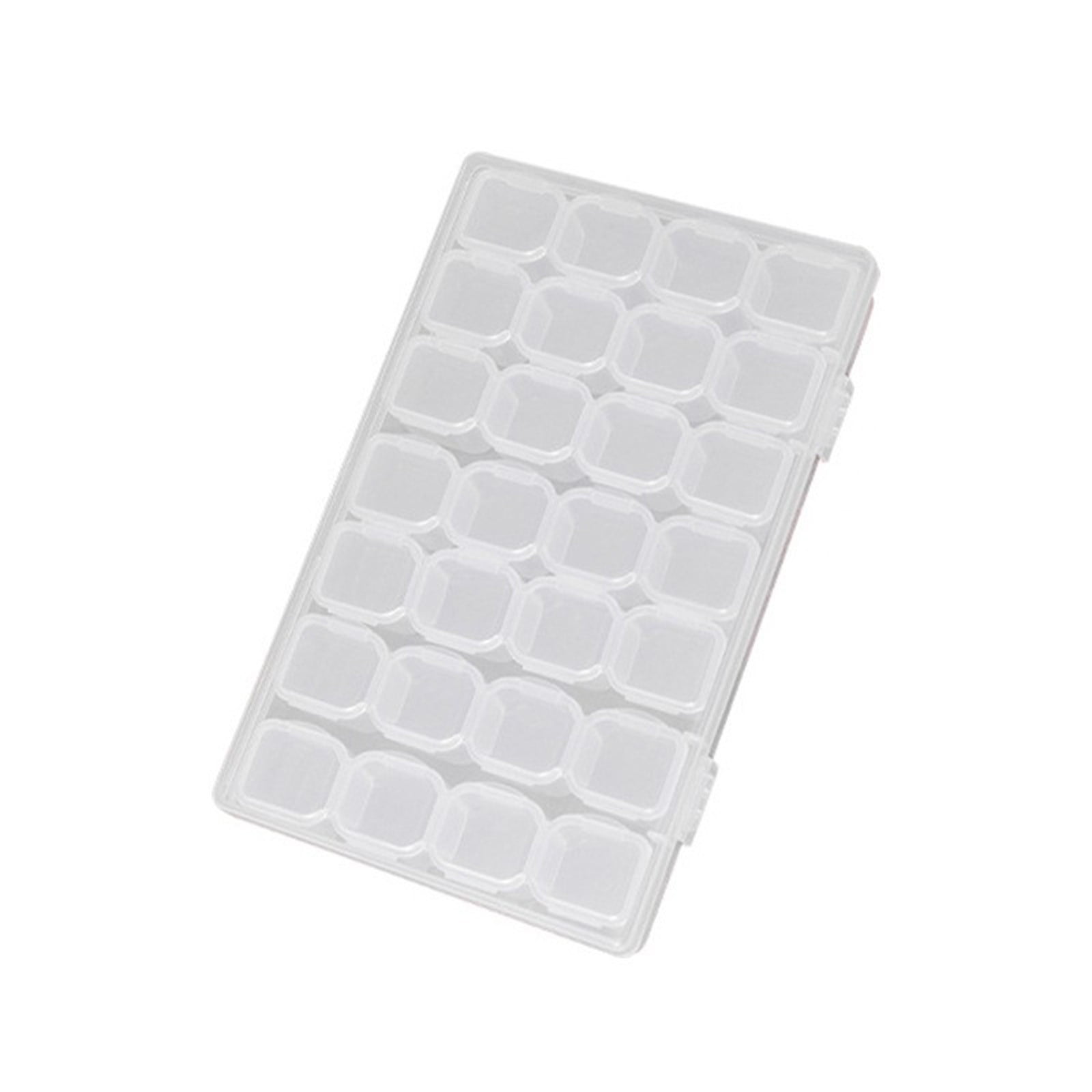 Wovilon Transparent Partition Assembly Jewelry Storage Box, Earring ...