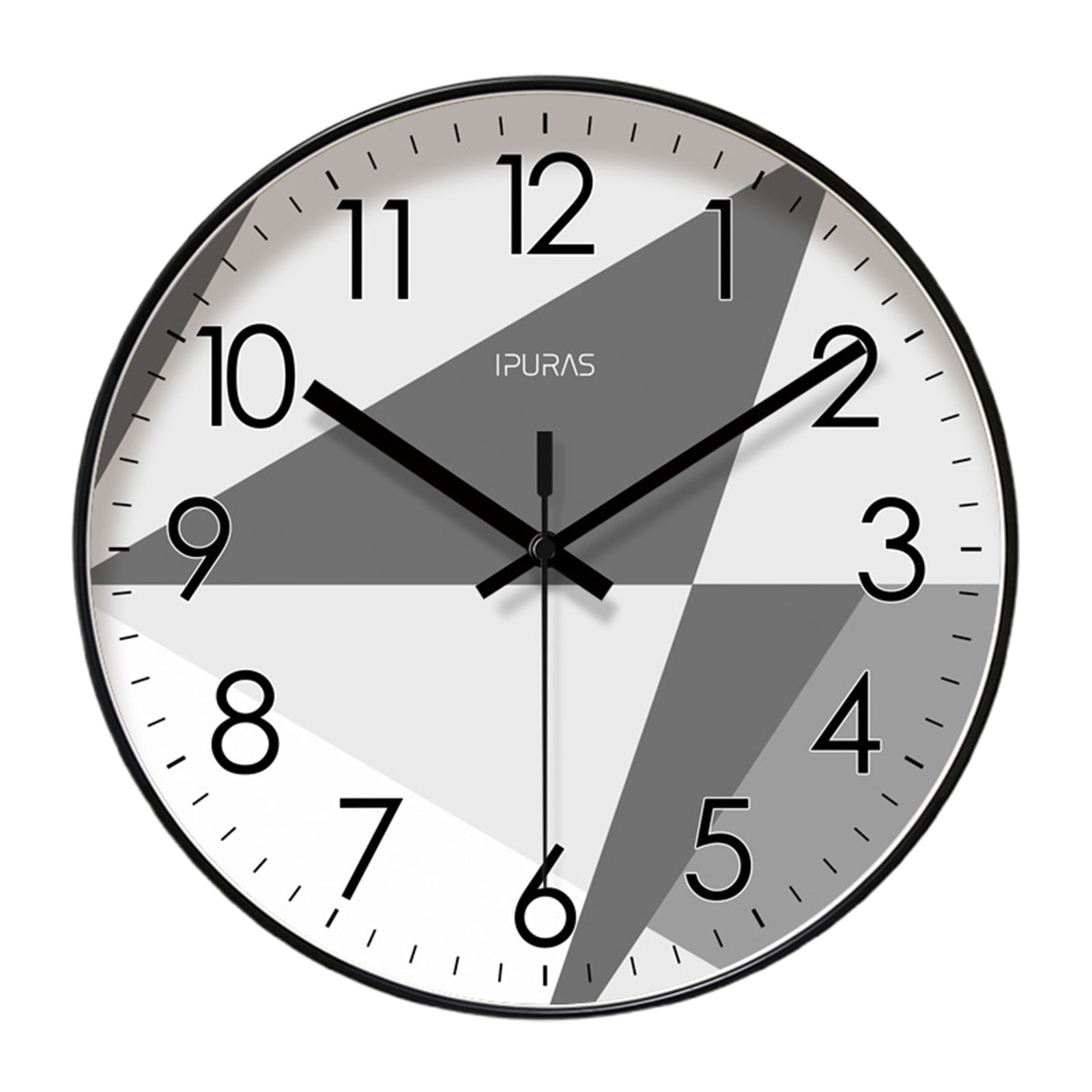 Wovilon Wall Clock Living Room Clock Digital Clock Wall Watch Modern ...