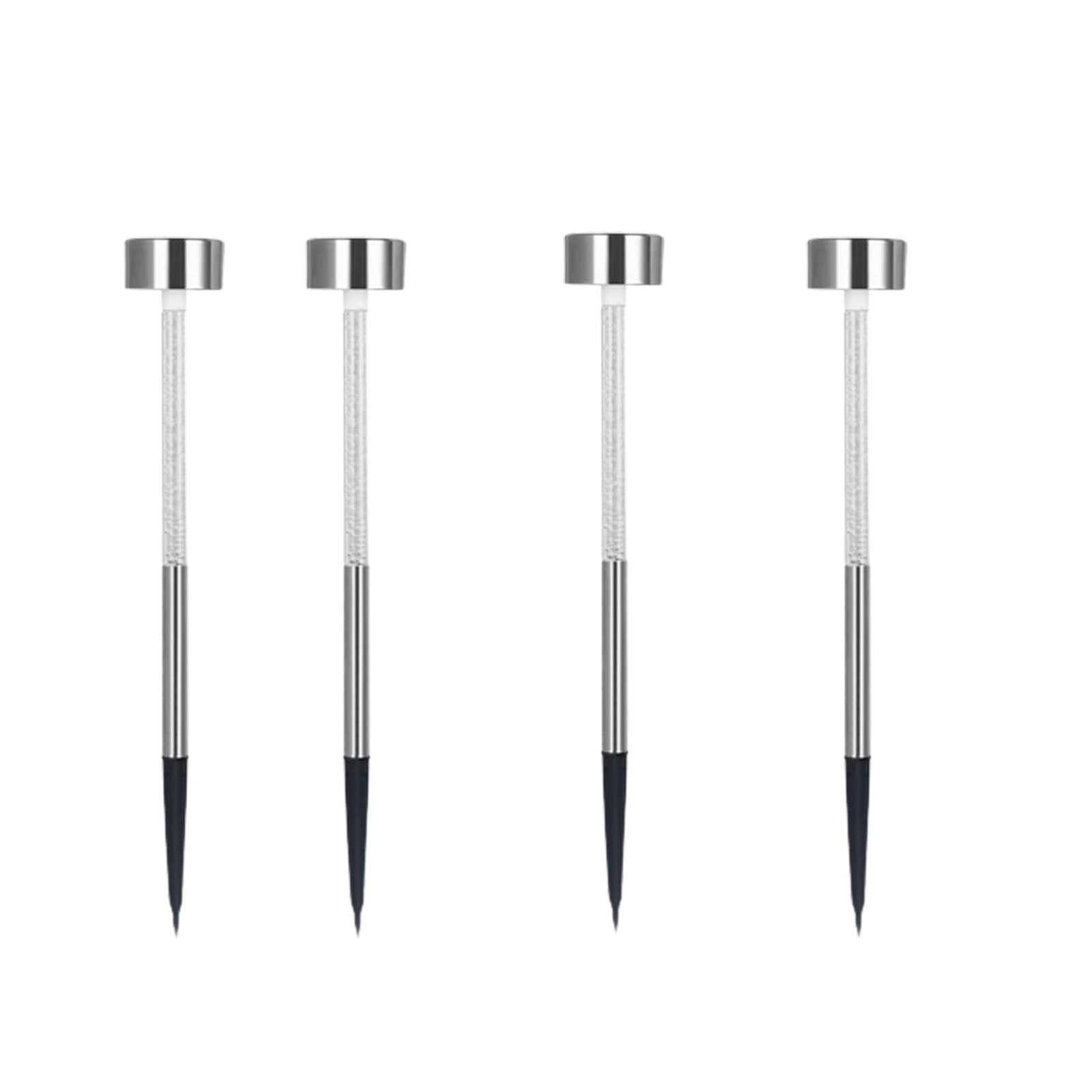 Wovilon Waterproof Insert Land Type Solar Lights, Decorative Garden ...