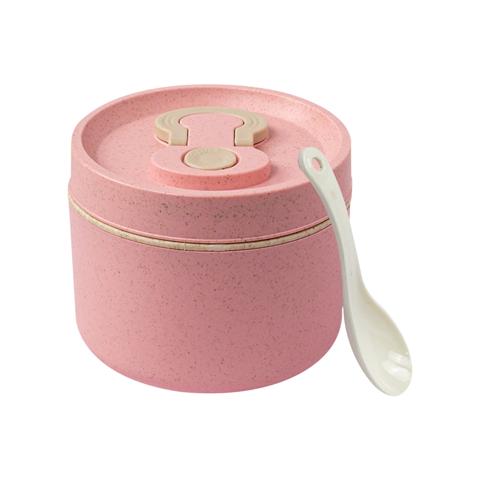 Wovilon Wheat Straw Bento Boxes Set for Adults - Round Bento Box And ...