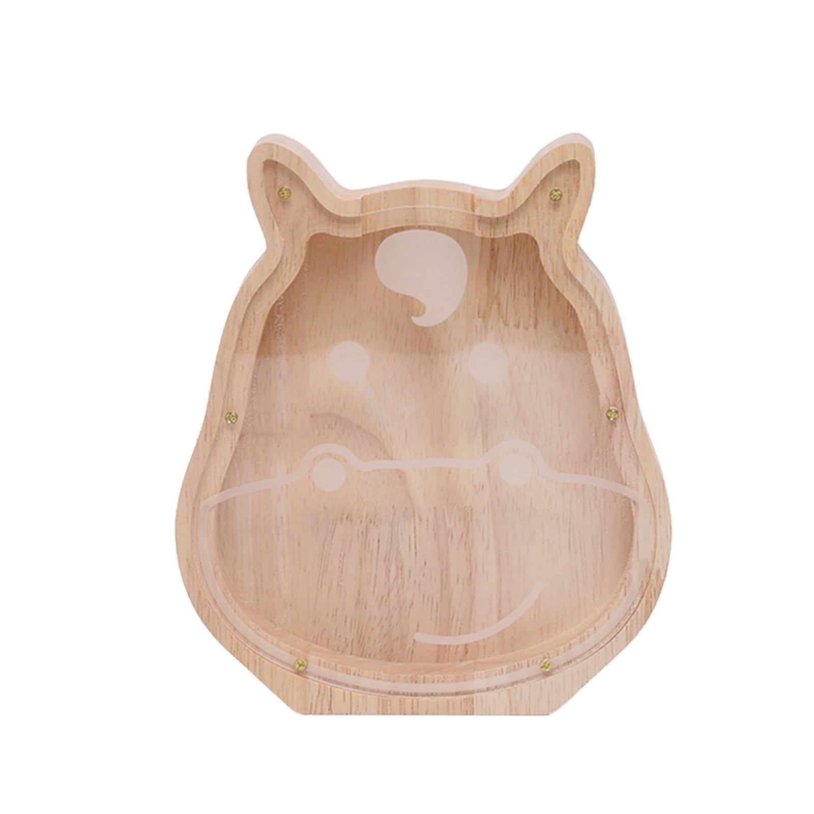 Wovilon Wooden Chinese Moneyholder,Solid Wood Piggy Bank, Coin Counting ...