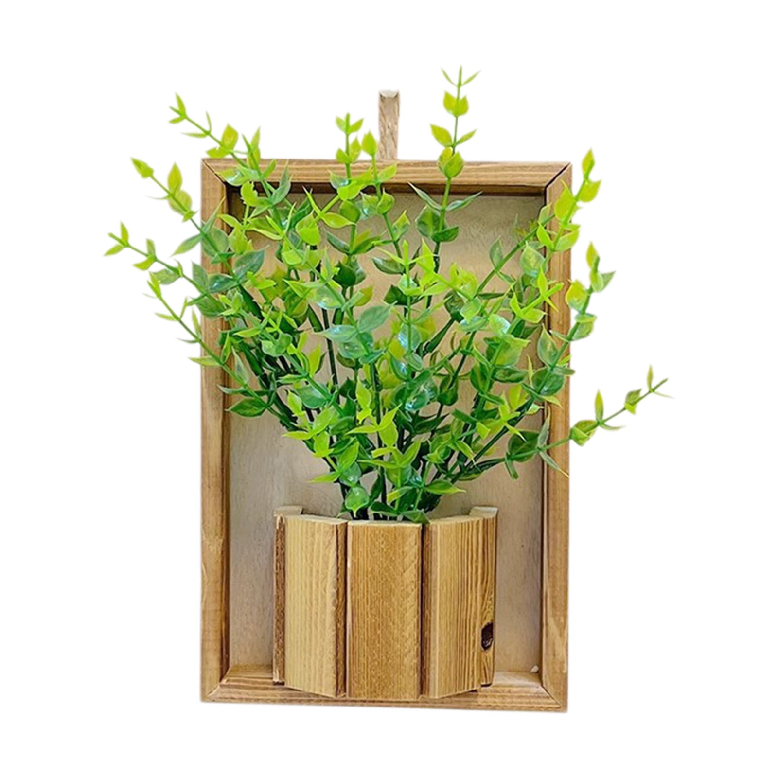 Wovilon Wooden Rectangular Photo Frame Hanging Decorations High Class ...