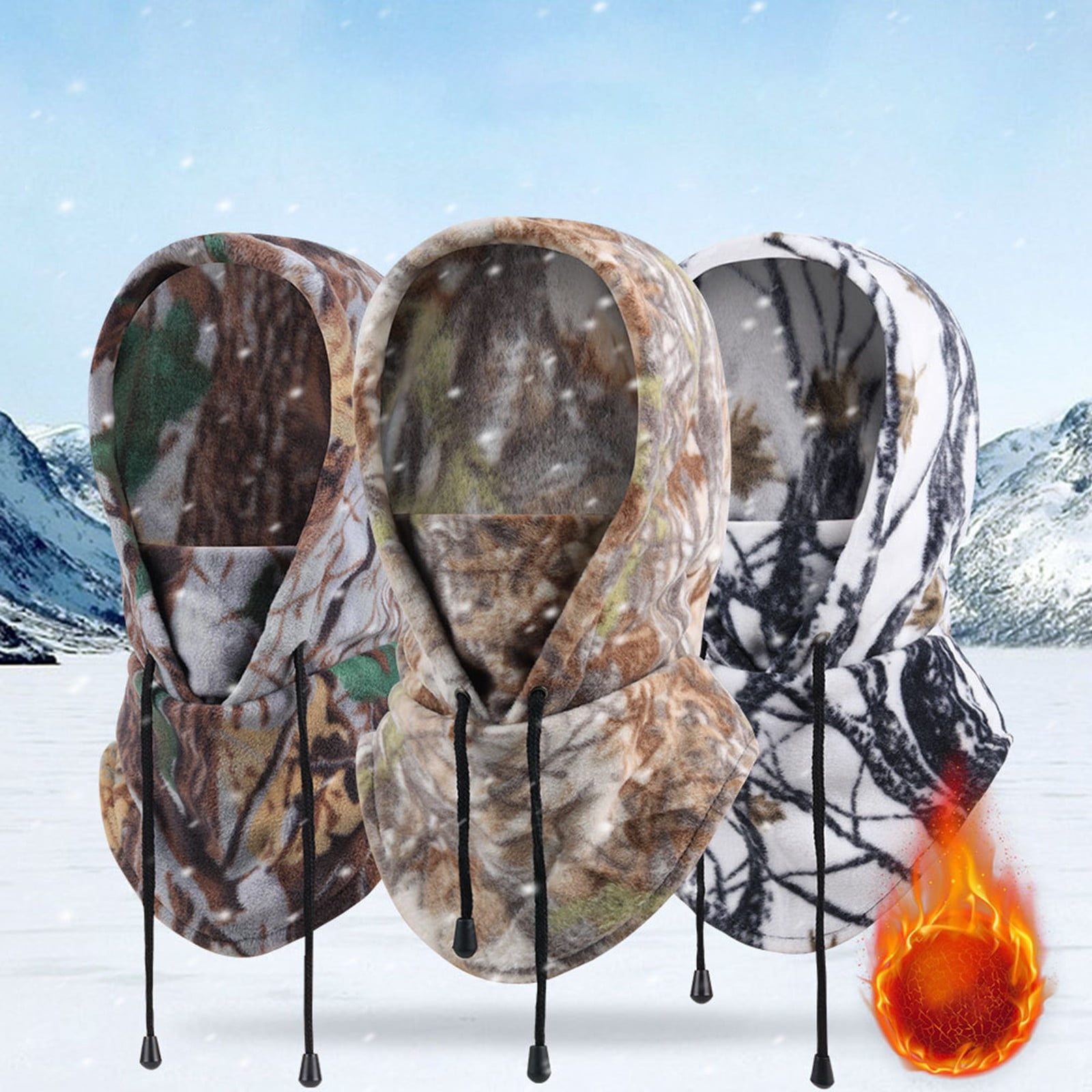 Wovix Balaclava Ski Mask Hunting Face Mask for Cold Weather Winter ...