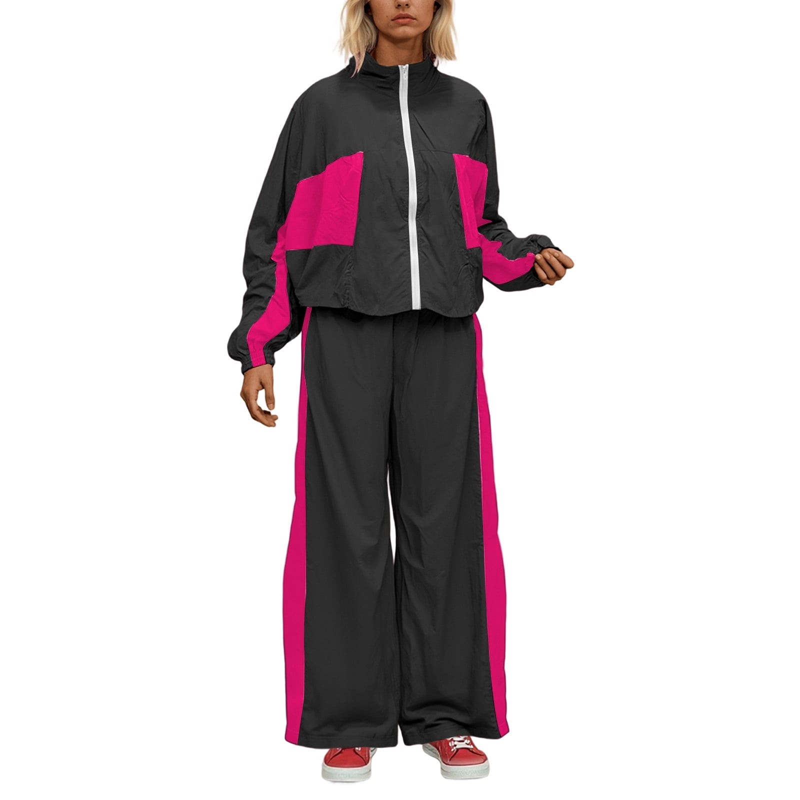 Wovix Fall Outfits For Women 2025 Trendy Sets 2 Piece Tracksuit Set ...