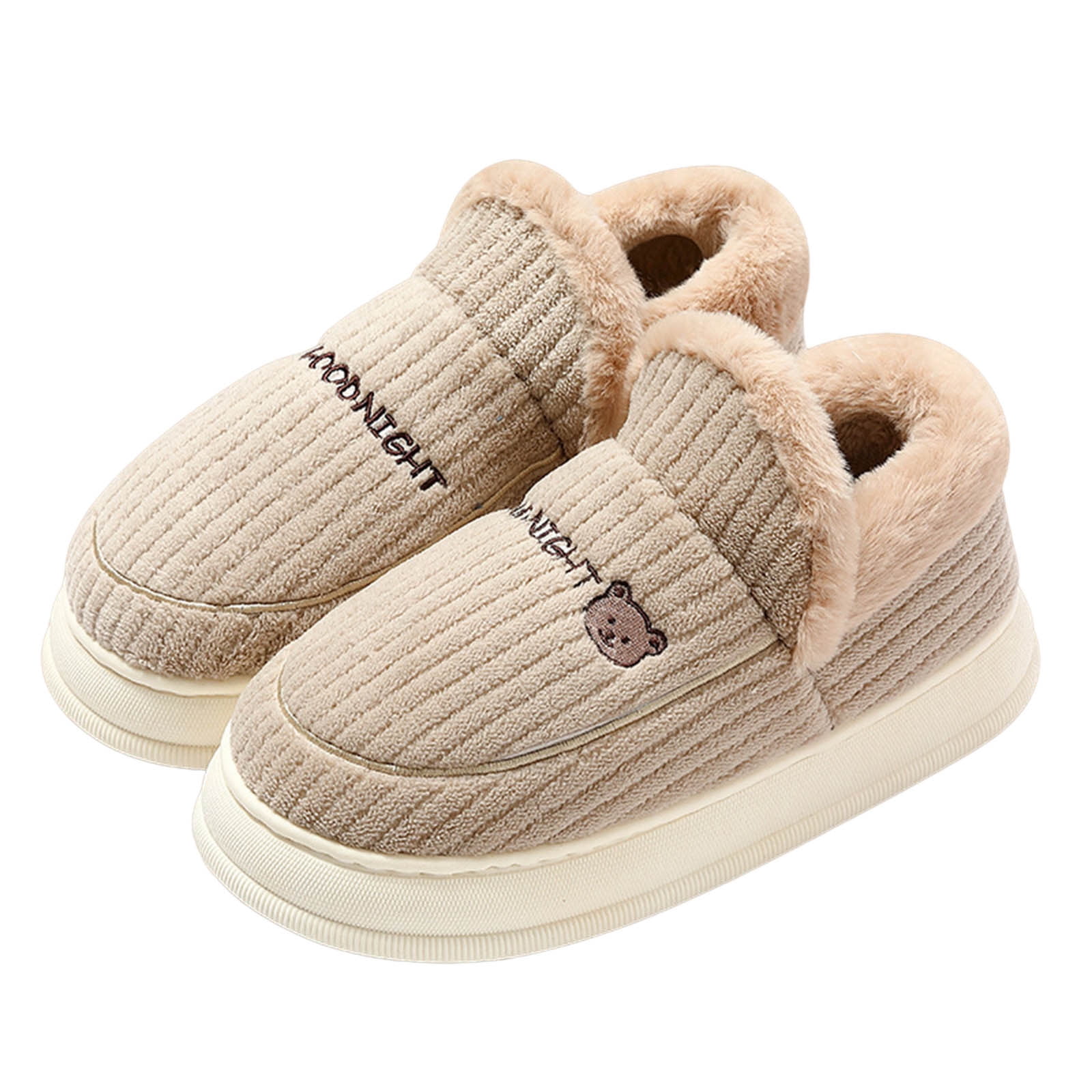 Wovix House Slippers for Women Memory Foam Cushionin Closed Back House ...