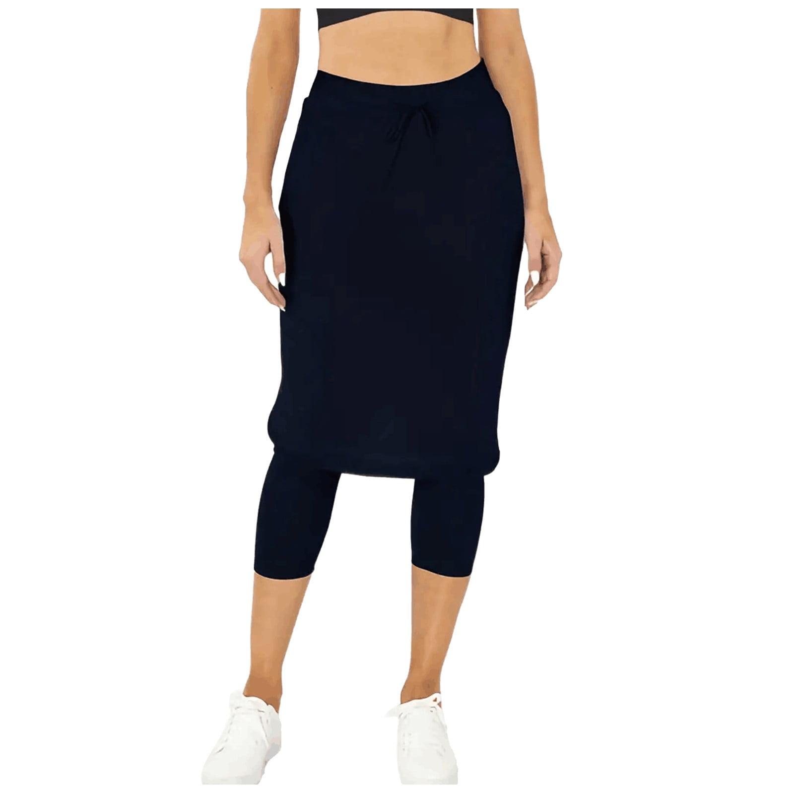 Wovix Ladies' Leggings Tennis Skirt With Capris Leggings Golf Knee ...