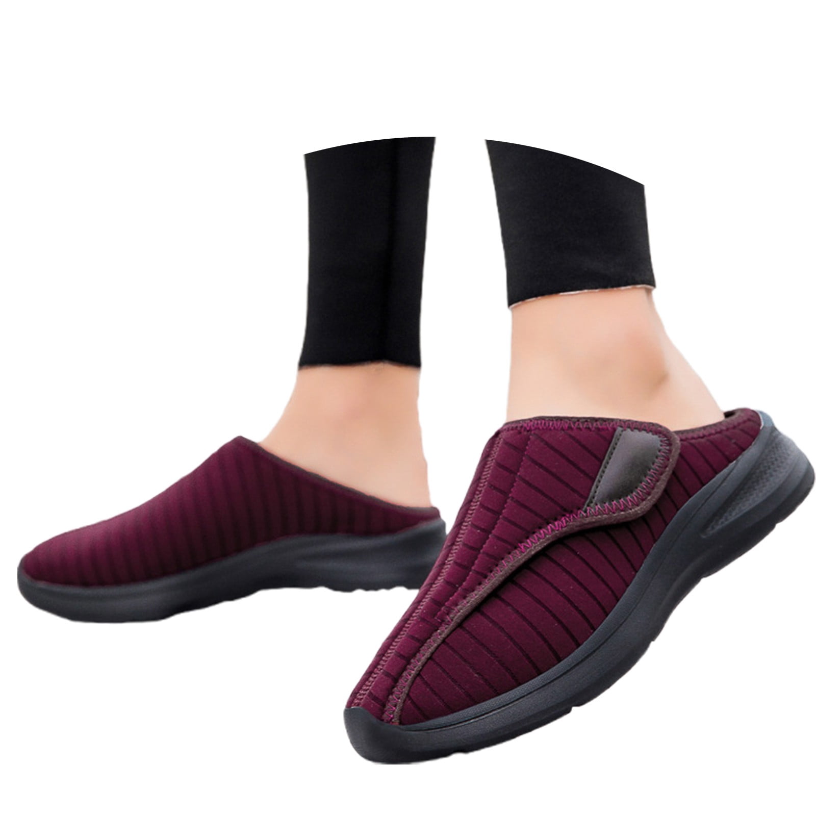 Wovix Slip on Sneakers Women Walking Shoes Arch Support Backless ...