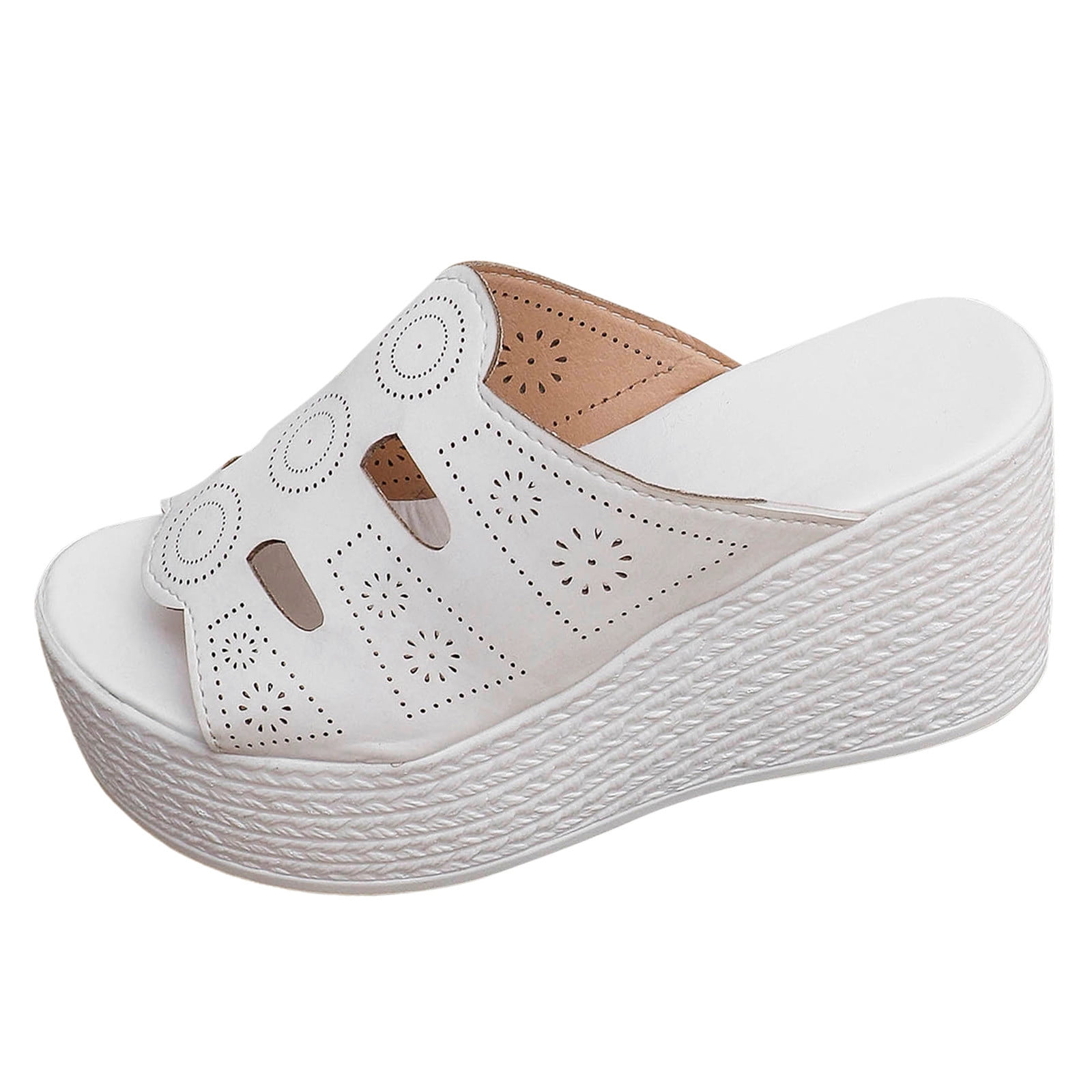 Wovix Wedge Sandals for Women Platform High Heels Summer Mule on ...