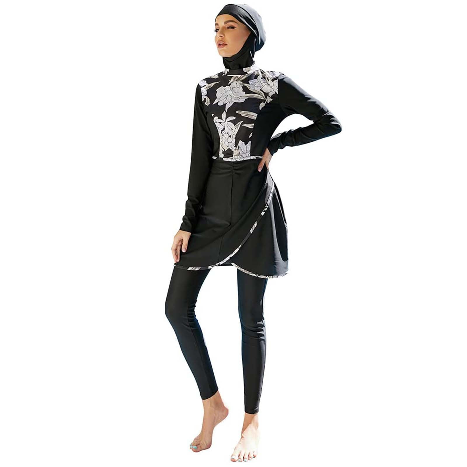 Wovix Women Muslim Swimwears Modest Full Body Islamic Arabic Burkini ...