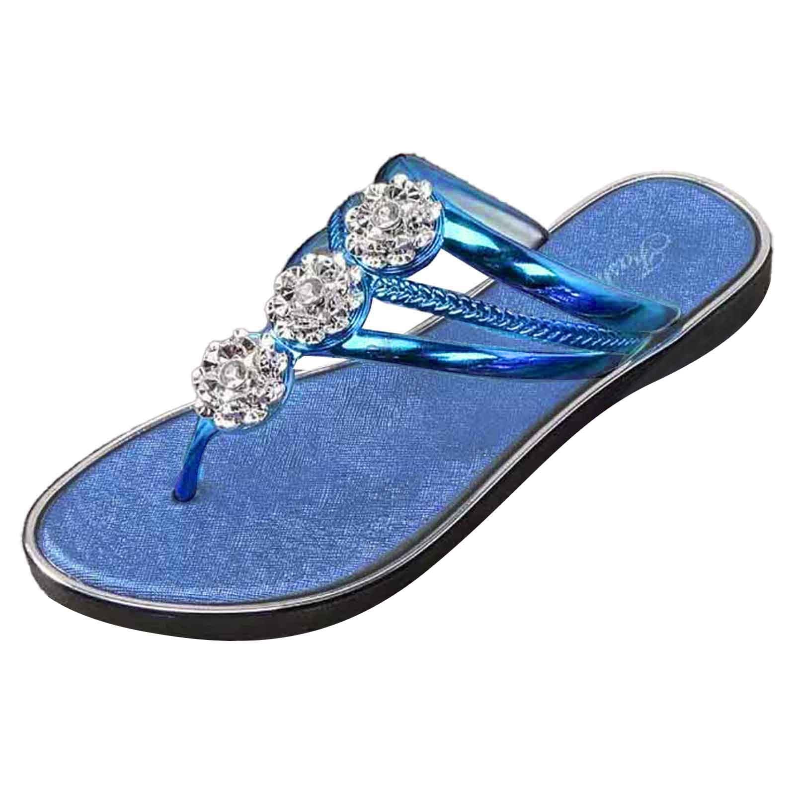 Wovix Women'S Slipper Beach Holiday Leisure Use Open Thong Toe Post ...