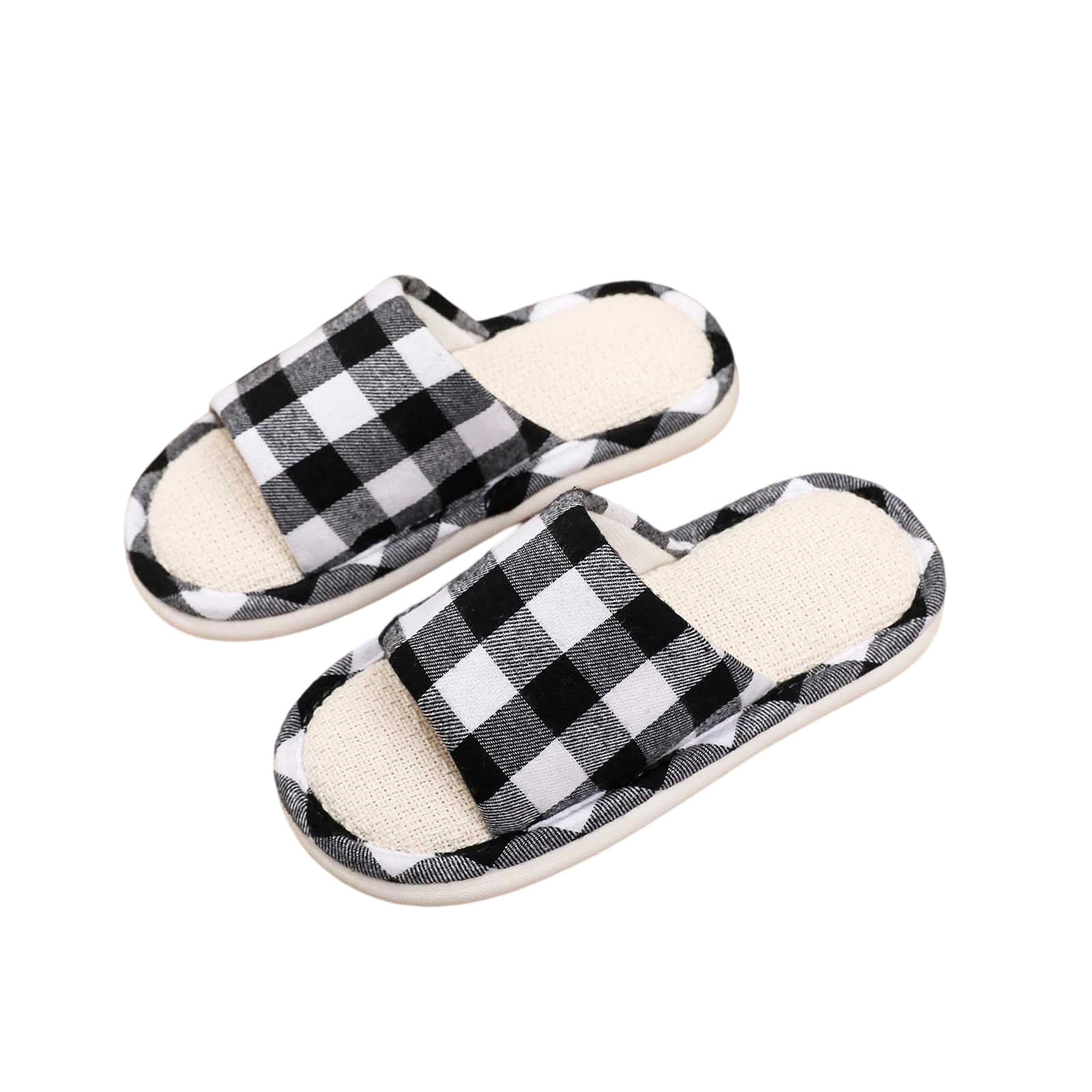 Wovix Women'S Slipper Color Block Simple Open Toe Fashion Slippers ...