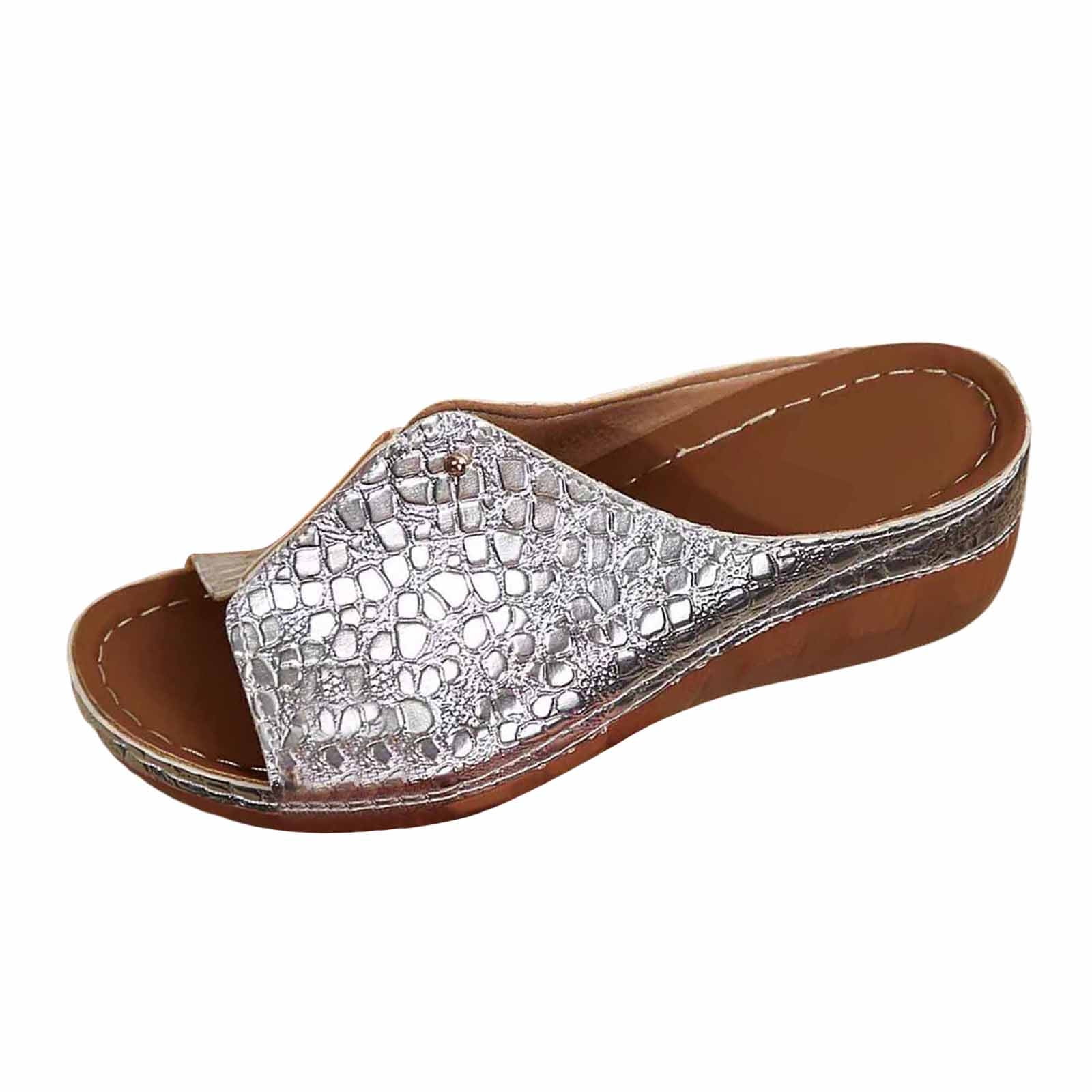 Wovix Women Trendy Sandals Soft Artificial Leather Trendy Shoes ...