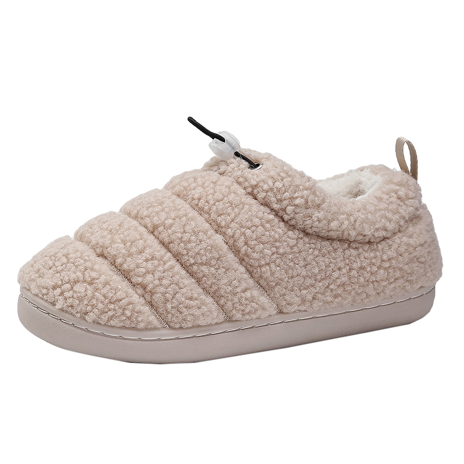 Wovix Women's Shearling Closed Back Slipper with Memory Foam with Polar ...