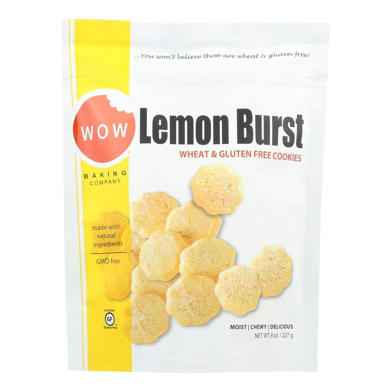 Wow Baking Company Lemon Burst Cookies, 8 Ounce Bag - 6 per case ...