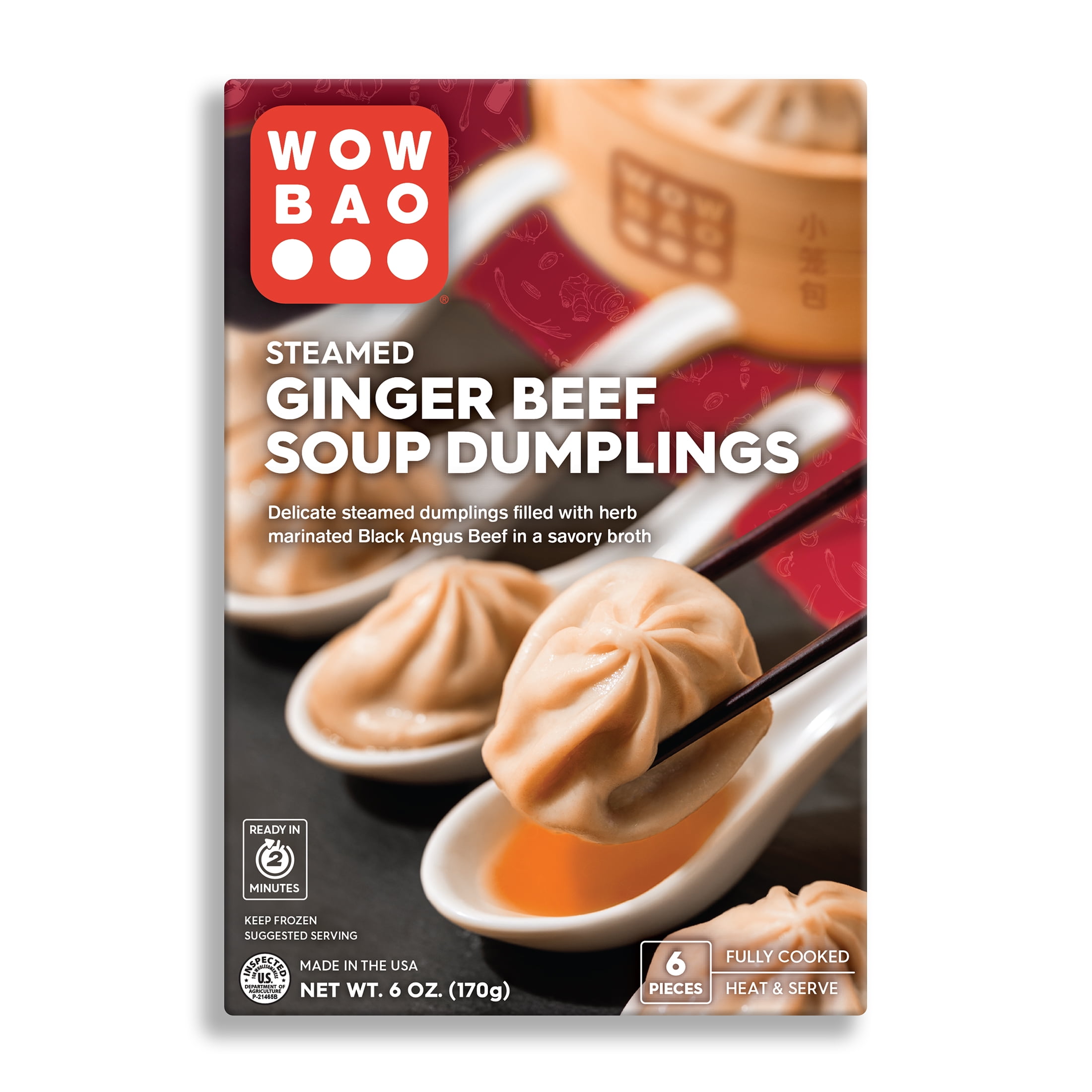 Wow Bao Ginger Beef Soup Dumplings, 6 Pieces, Frozen - Walmart.com