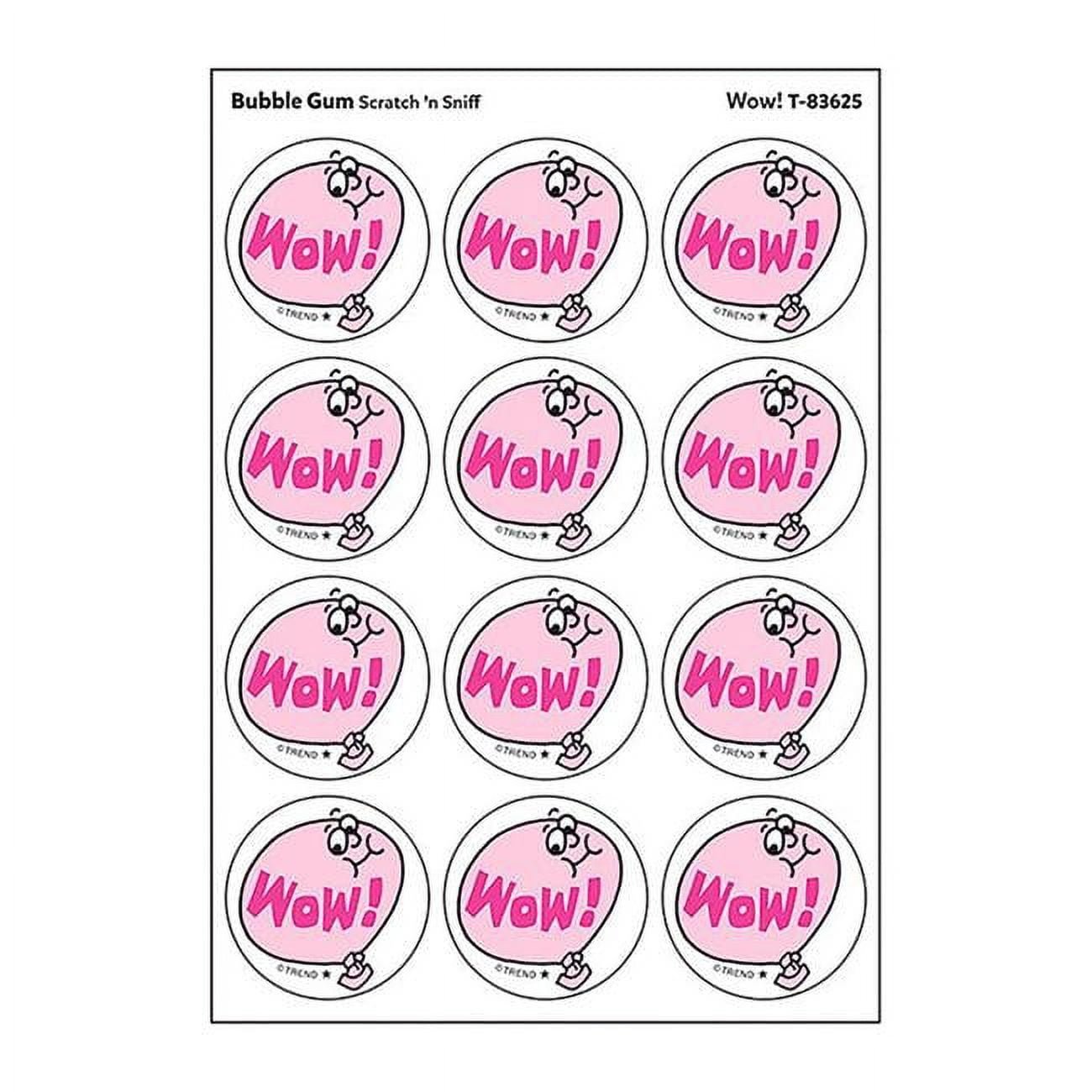 Wow Bubble Gum Scented Stickers - 24 Count - Pack of 6 - Walmart.com
