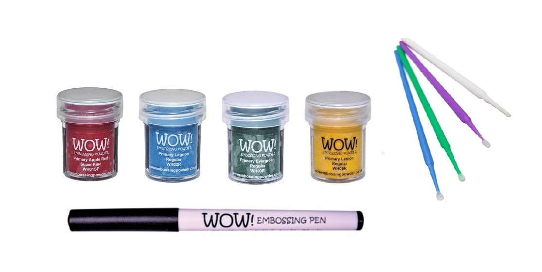 WOW! Embossing Powder & Pen Bundle, Scrapbooking Craft Supplies Set ...