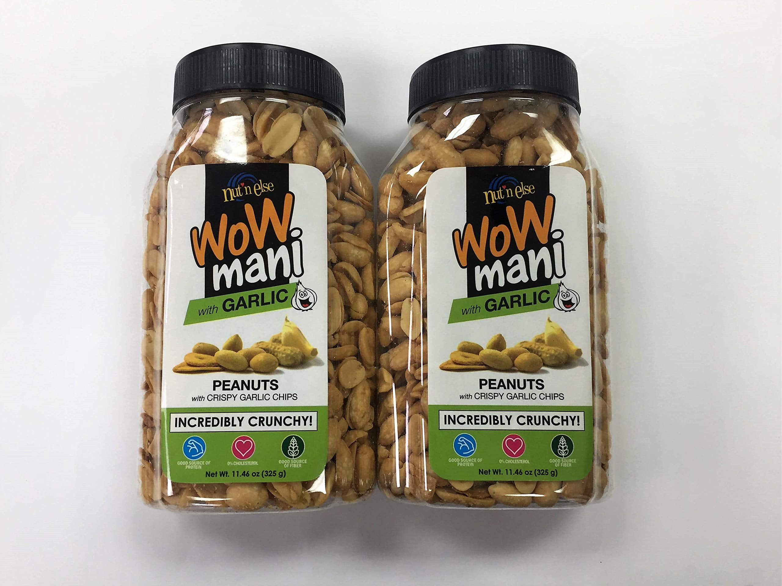 Wow Mani with Garlic Peanuts Pack of Two 11.46 Oz a Pack - Walmart.com