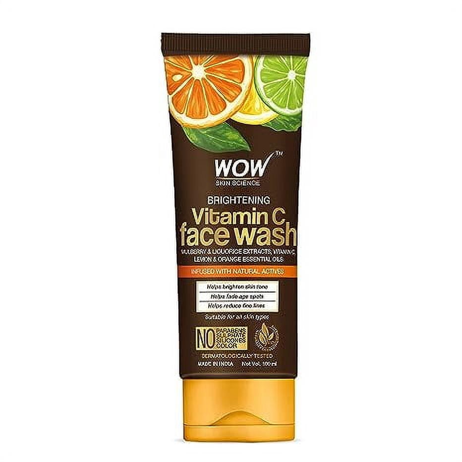 Wow Skin Science Vitamin C Face Wash - Deep Cleanser For Dry, Oily ...