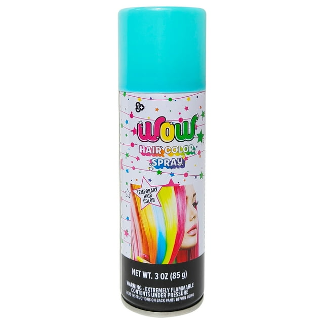 Wow Temporary Hair Color Spray, Fluorescent Blue - Walmart.com