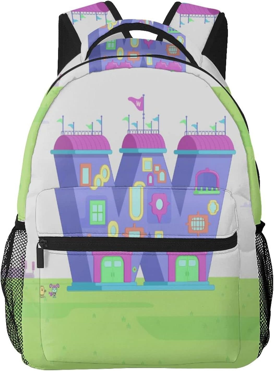 Wow! Wow! Anime Wubbzy! Laptop Bag Cartoon Backpack Casual Travel ...