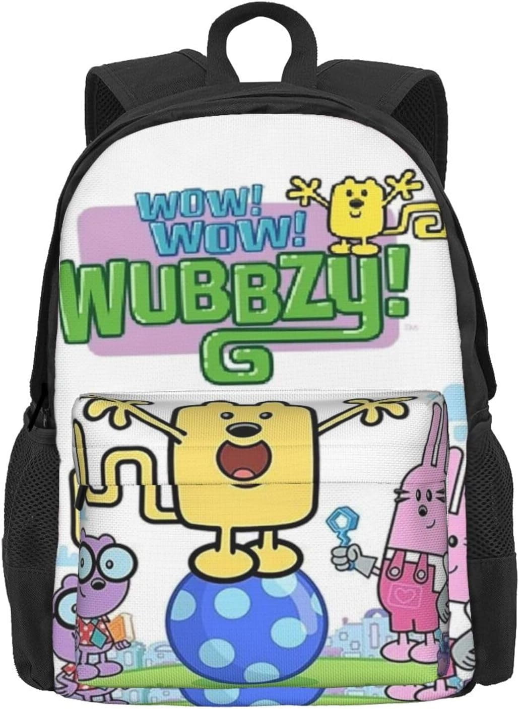 Wow! Wow! Anime Wubbzy! Laptop Bag Cartoon Backpack Casual Travel ...