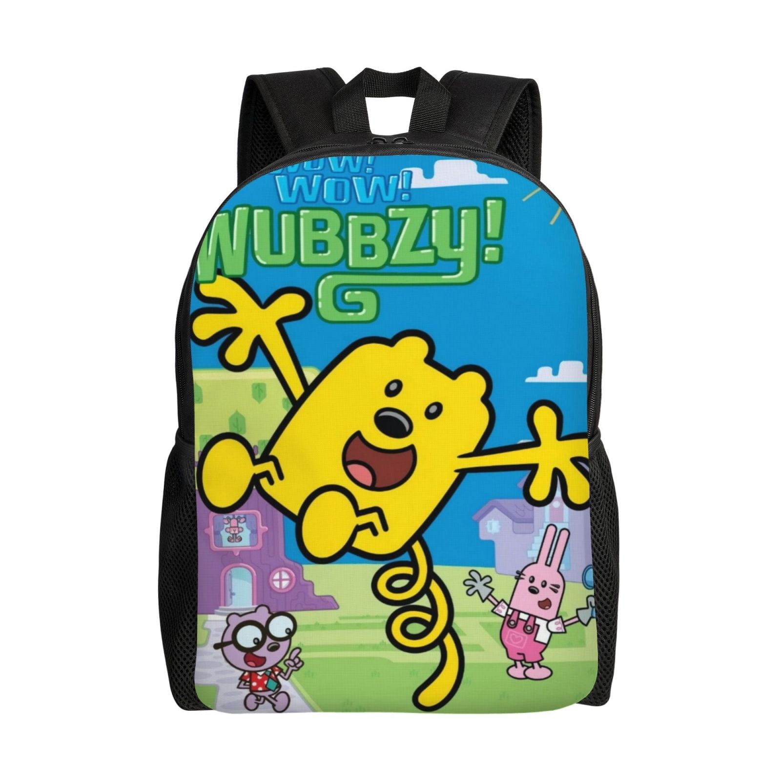 Wow Wow Wubbzy Backpack Aesthetic Large Capacity Laptop Bookbag College ...