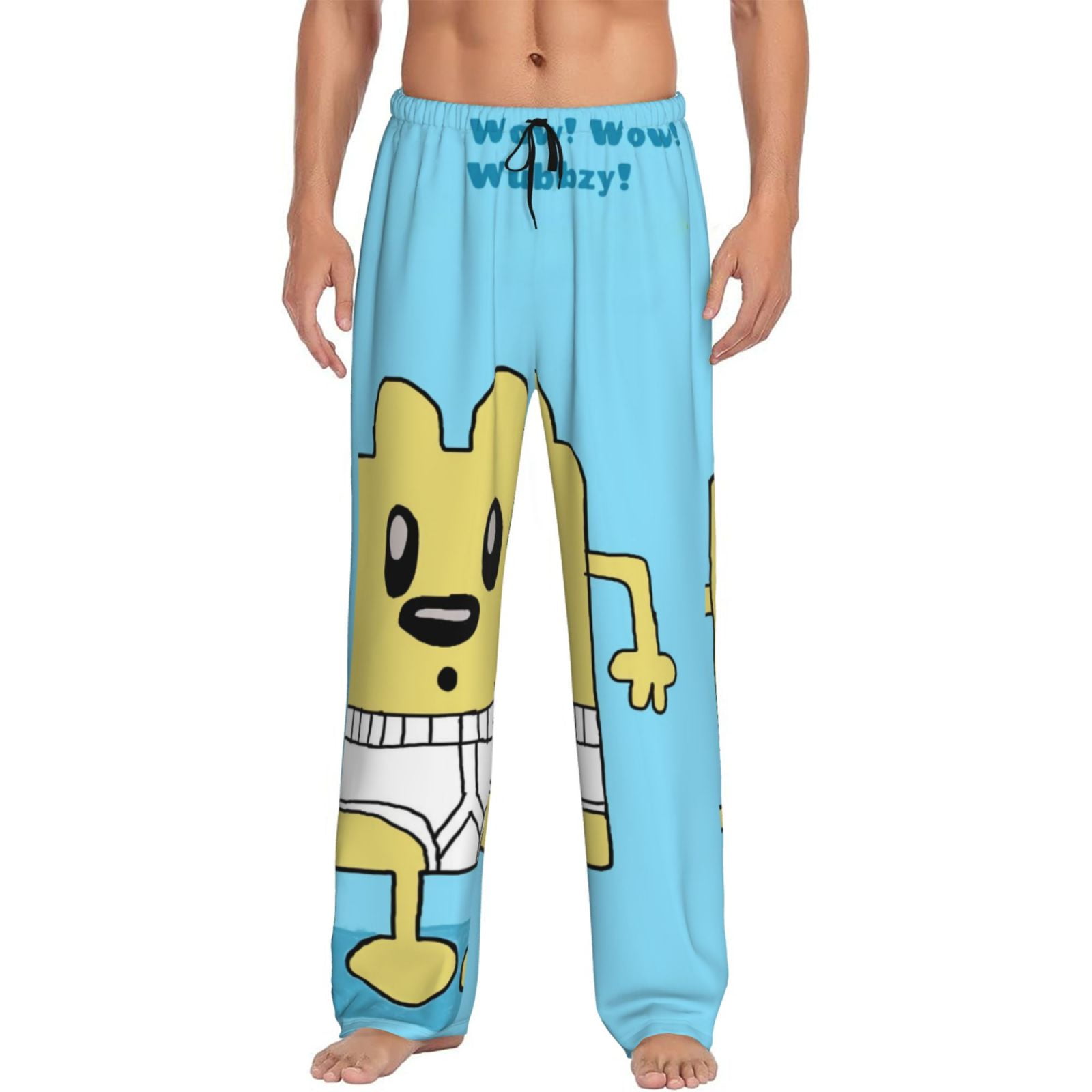 Wow Wow Wubbzy Pajama Pants for Men, Super Soft All over Print Lounge ...