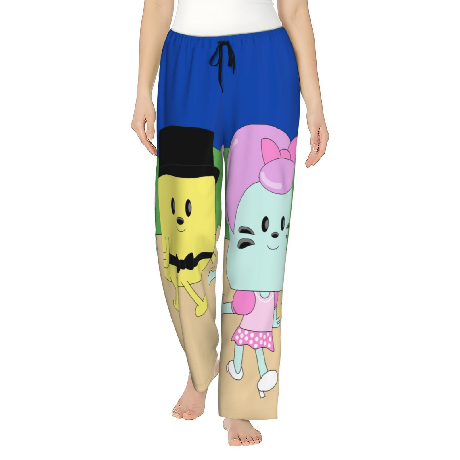 Wow Wow Wubbzy Women's Pajama Pants, Comfy All Over Print Lounge Pants ...