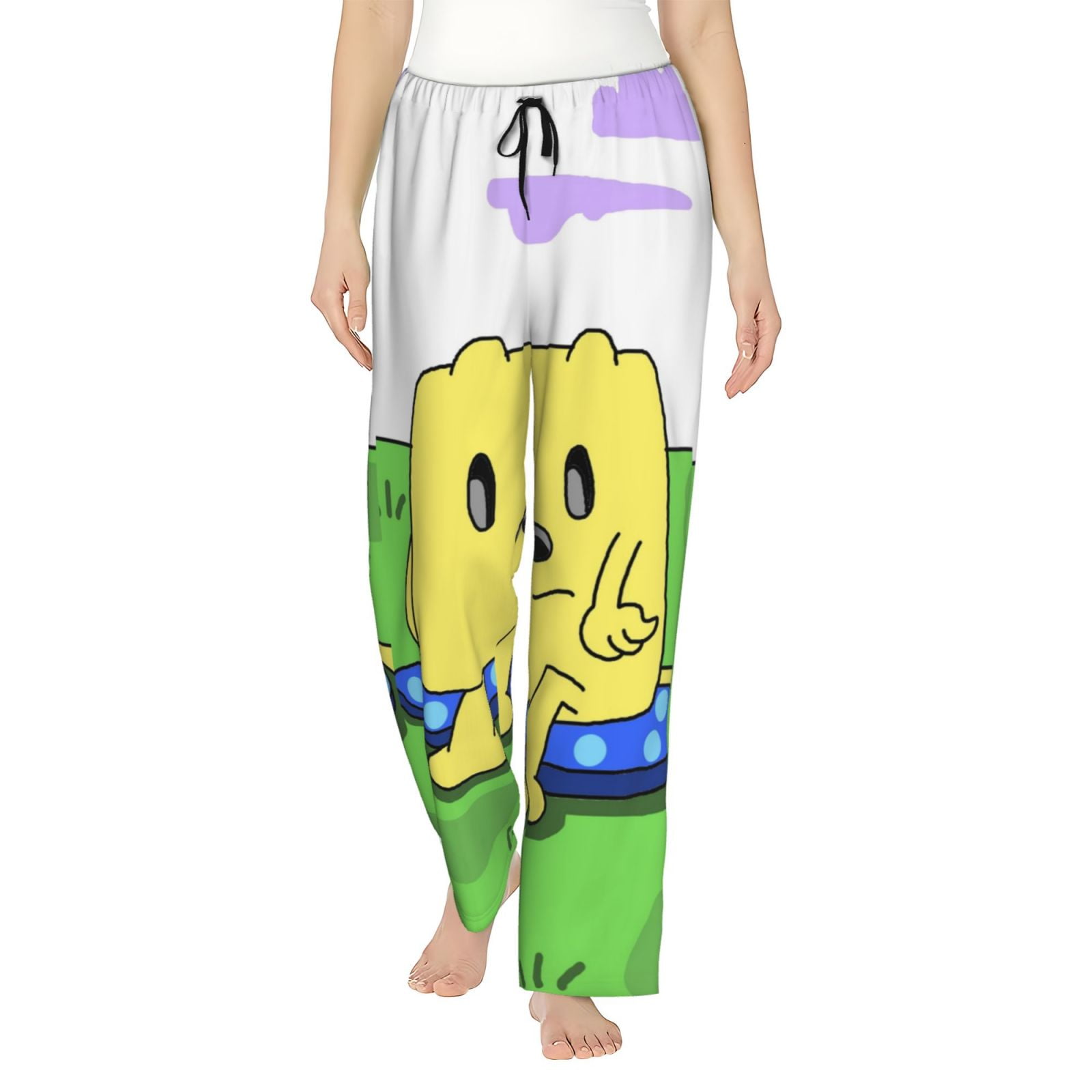 Wow Wow Wubbzy Women's Pajama Pants, Comfy All Over Print Lounge Pants ...