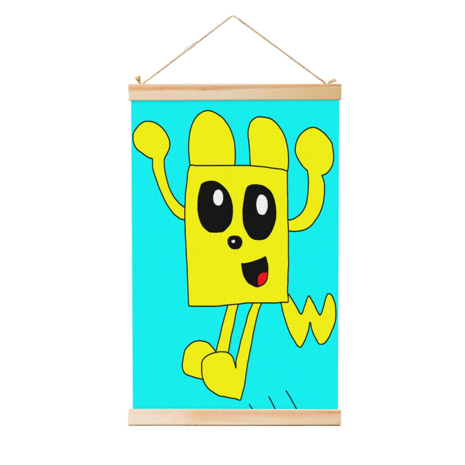 Wow Wow Wubbzy Poster Canvas Wooden Shaft Hanging Poster Home Decor ...